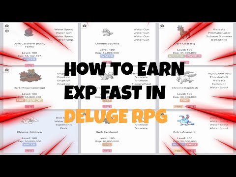 HOW TO GET EXP FAST IN DELUGE RPG - YouTube