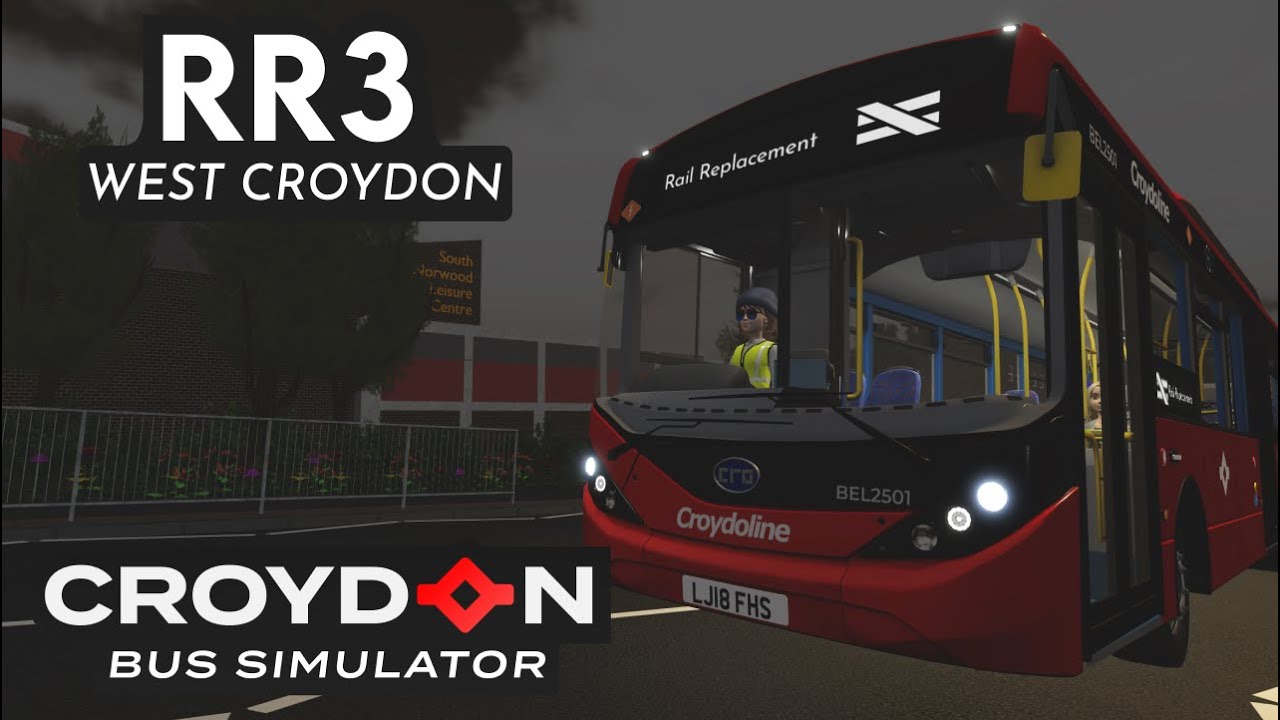 Croydon Bus Simulator | RR3 to West Croydon | Enviro200 EV - YouTube