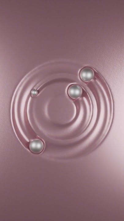 Satisfying Animation | Blender Dynamic Paint | Pearls on silk cloth #blender #3danimation - YouTube