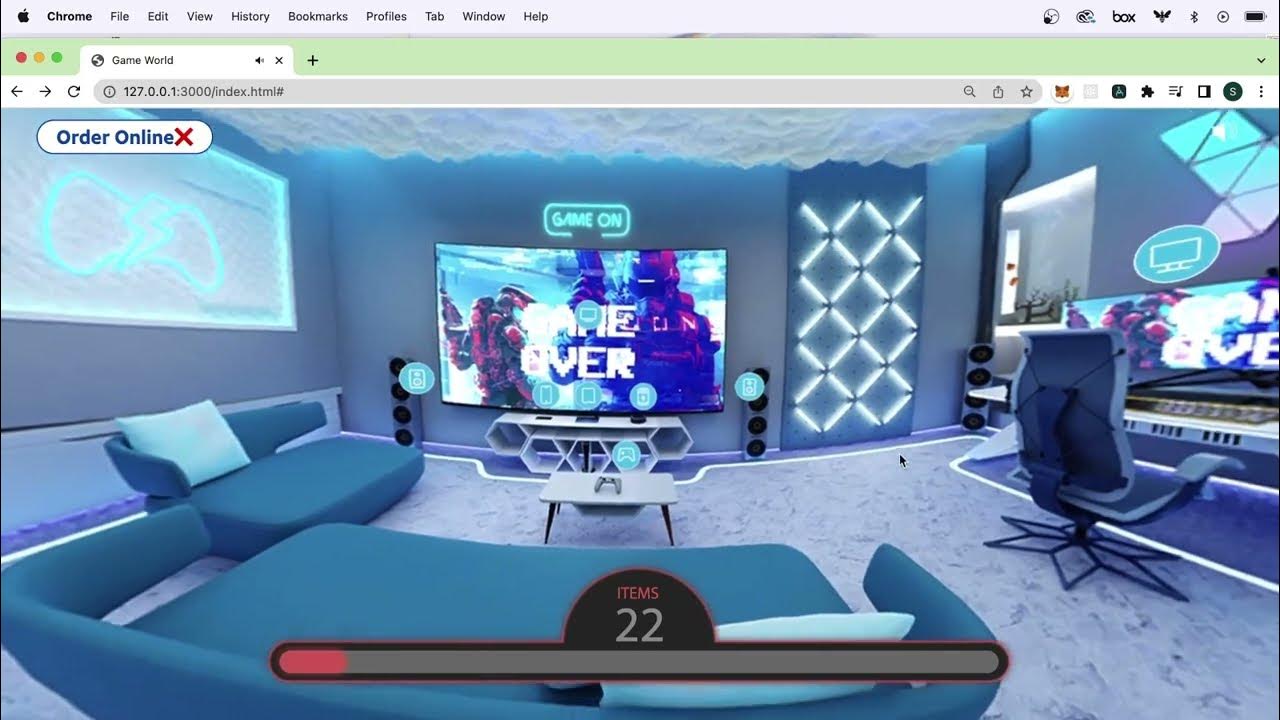 Game Blog - Game World Preview of Custom JS Game Engine - YouTube