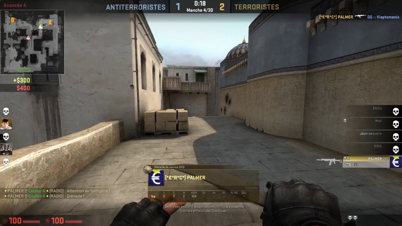 Counter strike [€..R.C] PALMER 1.0 - YouTube