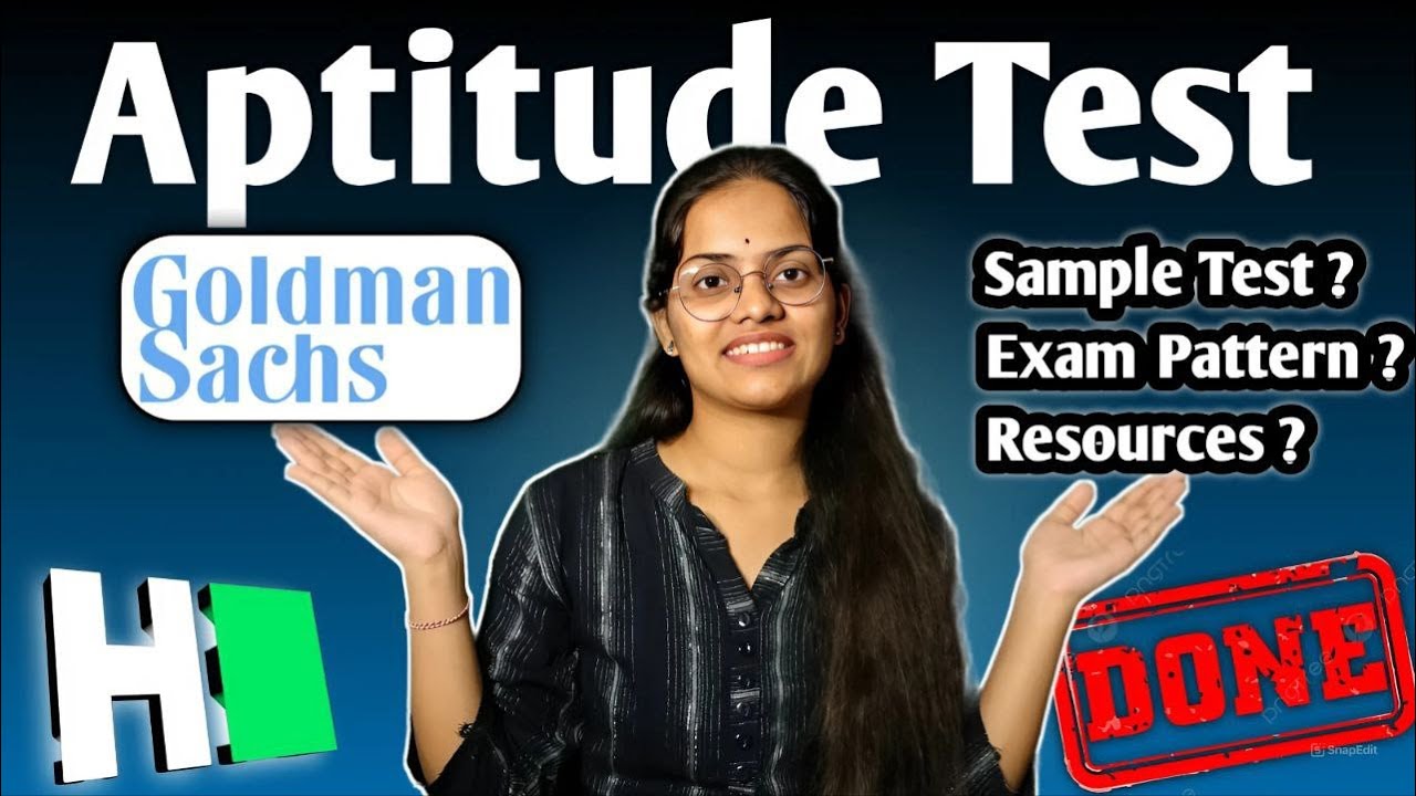 Goldman Sachs Aptitude Test | Sample Test | Exam Pattern and Resources ...