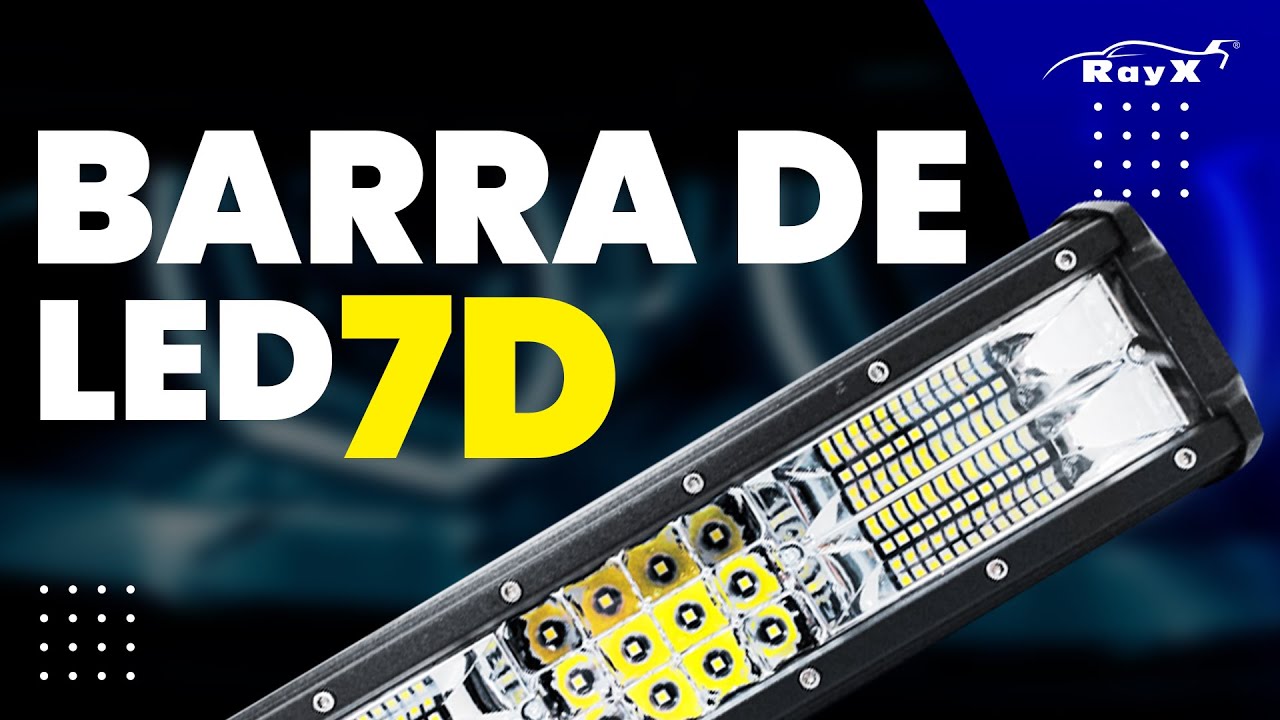 BARRAS DE LED 7D - RAYX BRASIL - YouTube