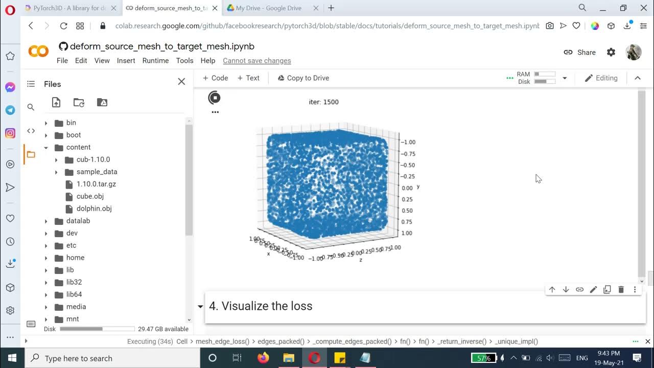 pytorch3d sphere to box mesh fit - YouTube