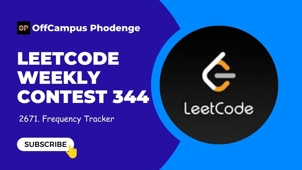 Leetcode 2671 Frequency Tracker Leetcode Weekly Contest 343 6729