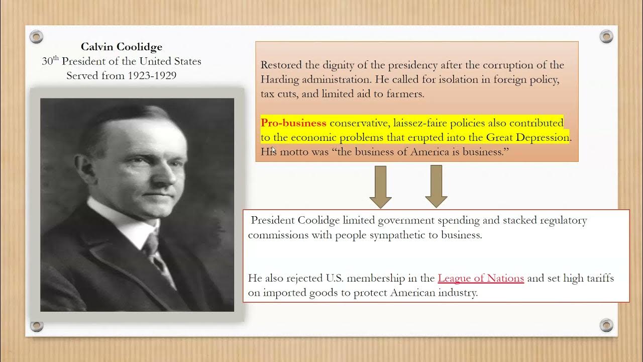 Roaring 20s Presidents - YouTube