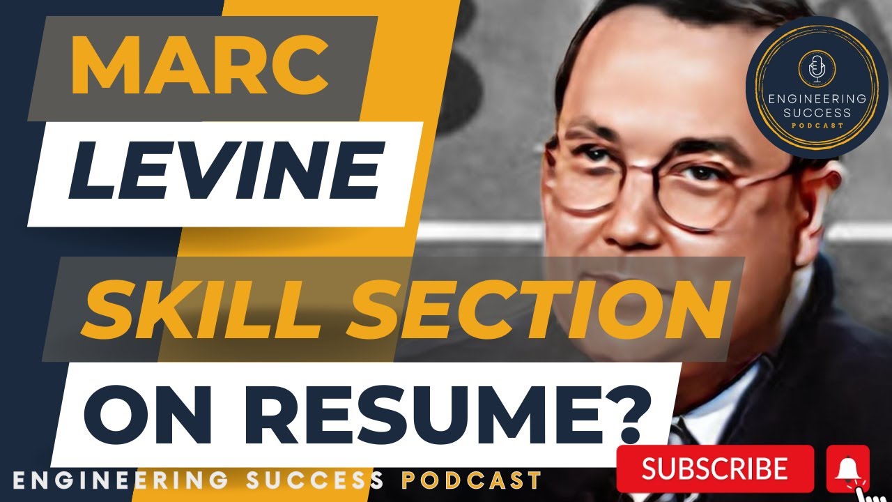 Should You Include a Skills Section on Your Resume? | Marc LeVine - YouTube