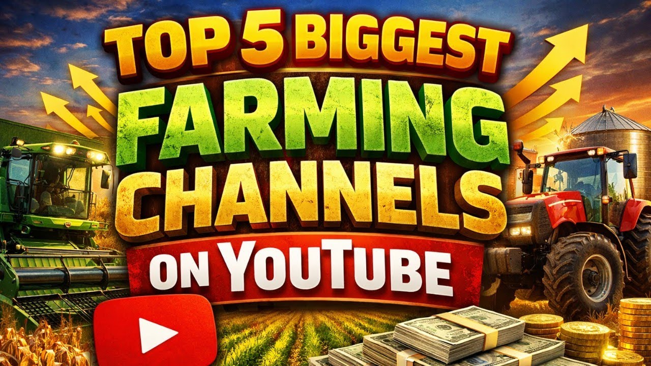 Top 5 Biggest Farming Channels on YouTube - YouTube