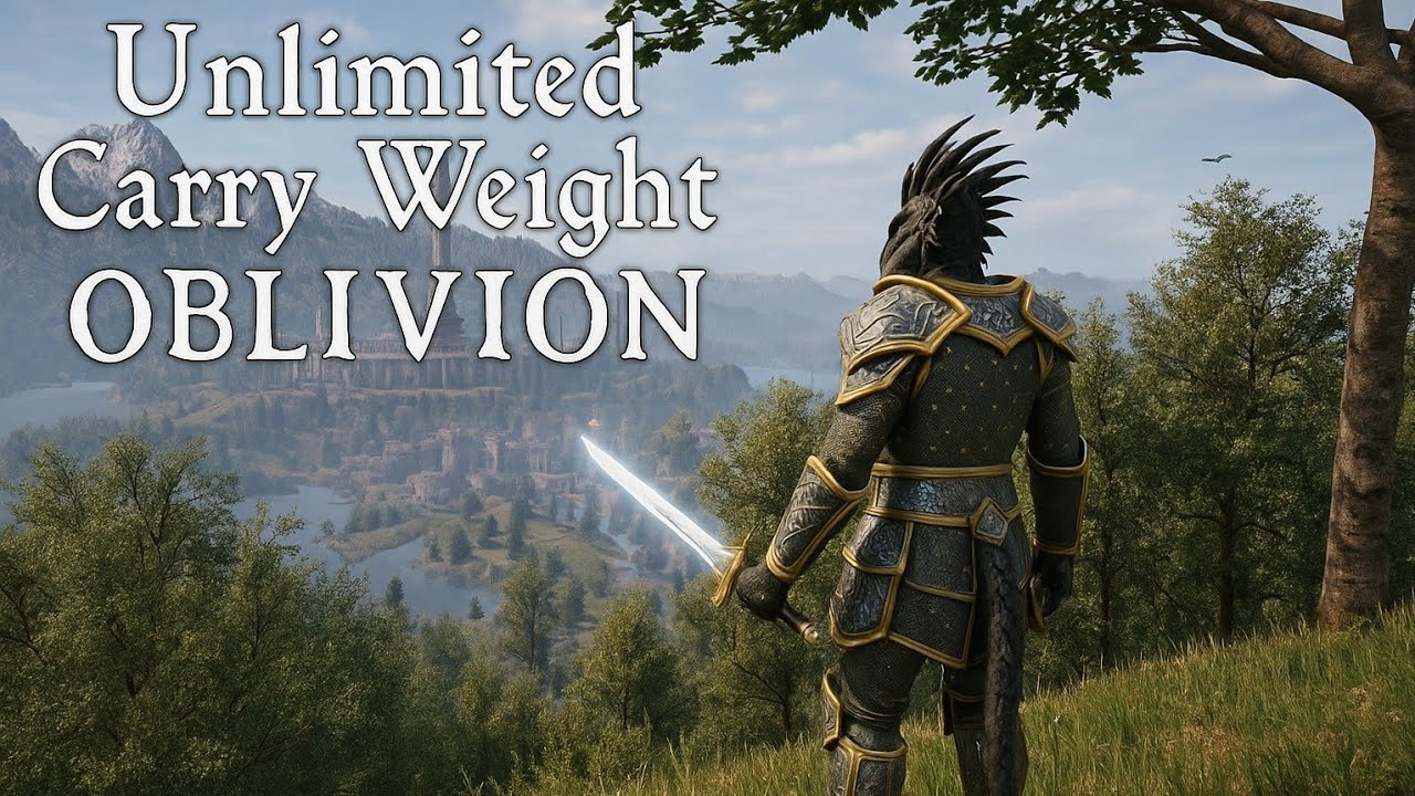 Unlimited Carry Weight Mod - The Elder Scrolls IV: Oblivion Remastered - YouTube