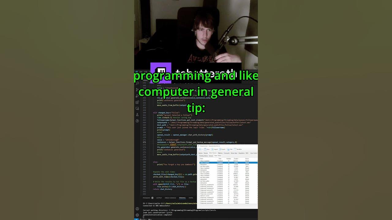 Debugging Chatgpt Programming Python Streamer Ai Coding Youtube
