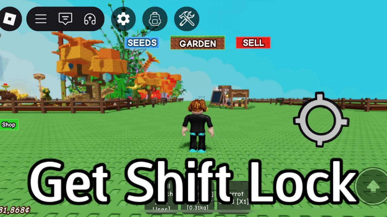 How To Get Shift Lock On Roblox MOBILE - ONLY WAY - YouTube