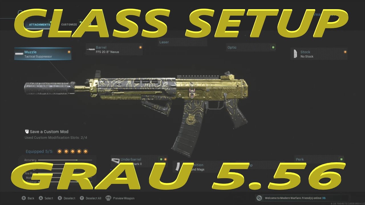 GRAU 5.56 CLASS SETUP - YouTube