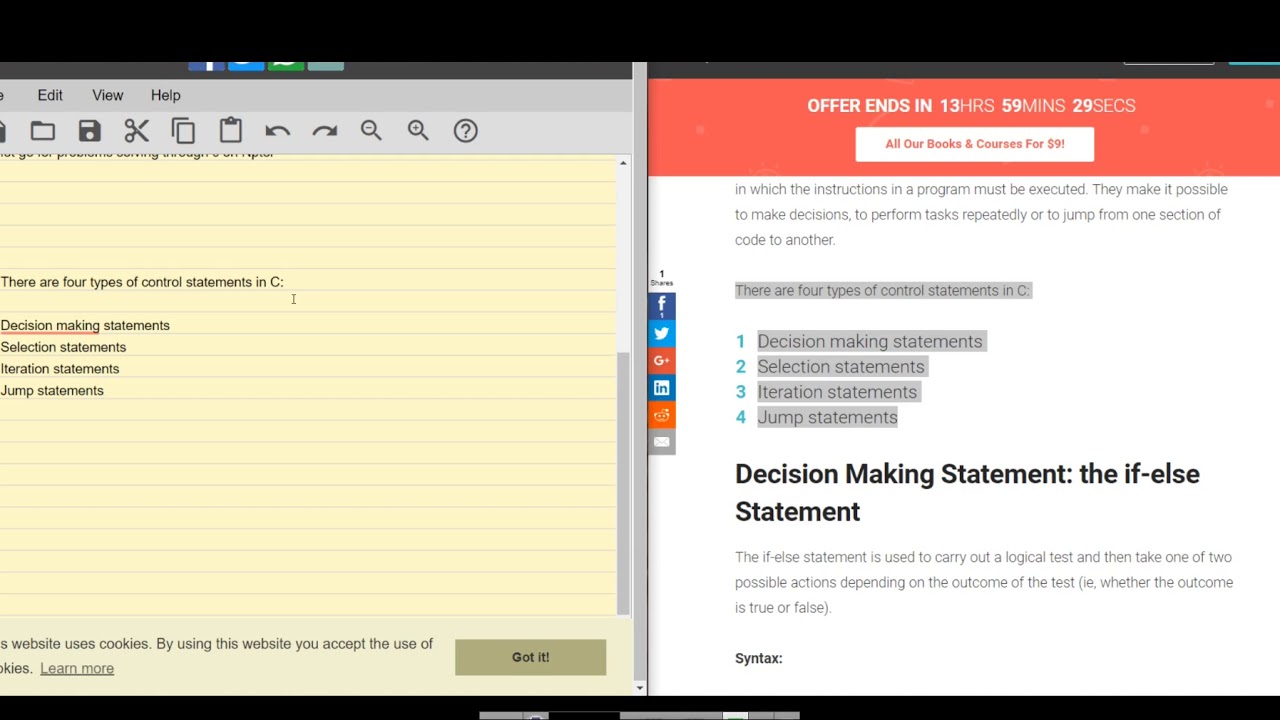 Nptel Problem Solving Through C Assignment 4 Solution Youtube 0576