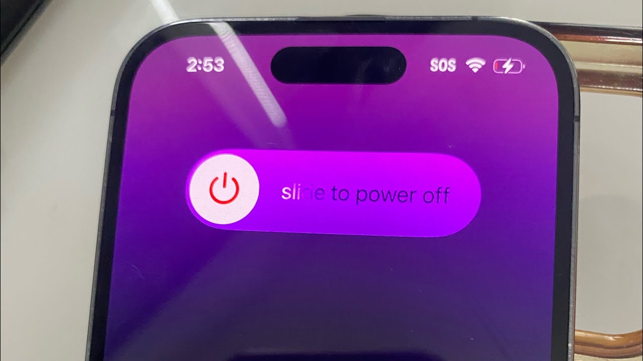how to power on and turn off iPhone - YouTube