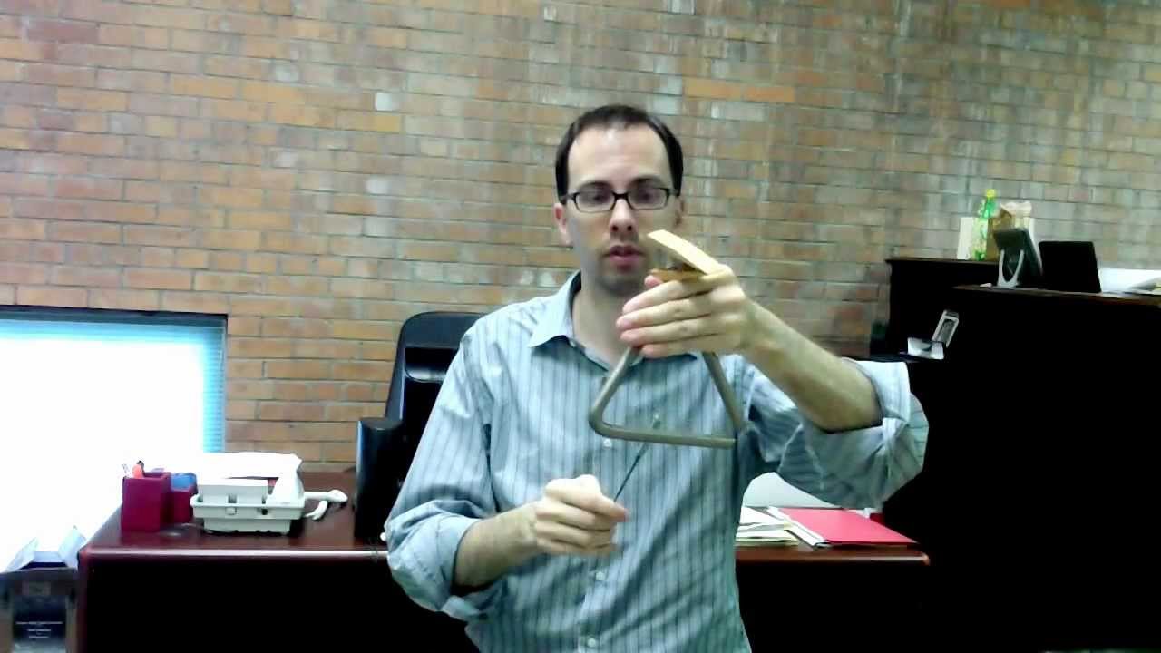 How to play the Triangle: Part 1 Holding and Striking - YouTube