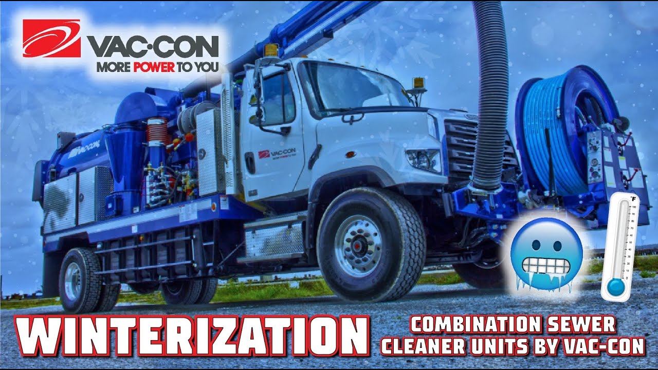 Vac-Con Combination Unit Winterization - YouTube