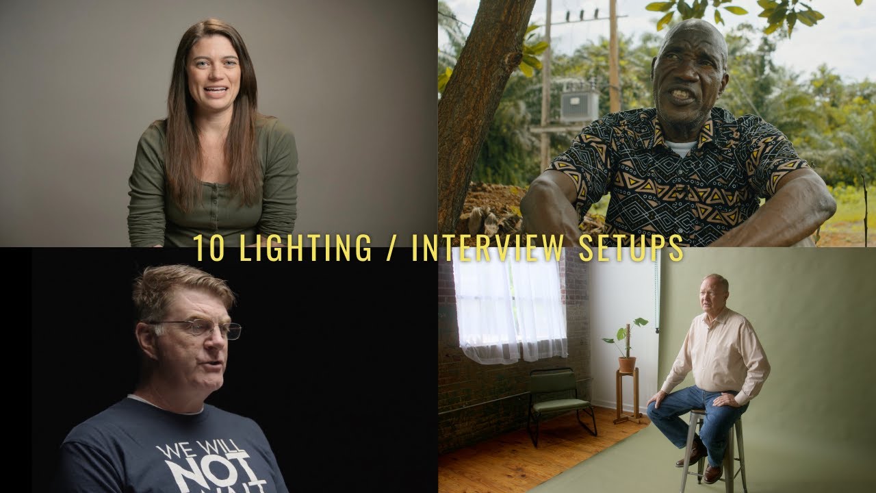 How to Light & Shoot Interviews (Real Work Examples) - YouTube
