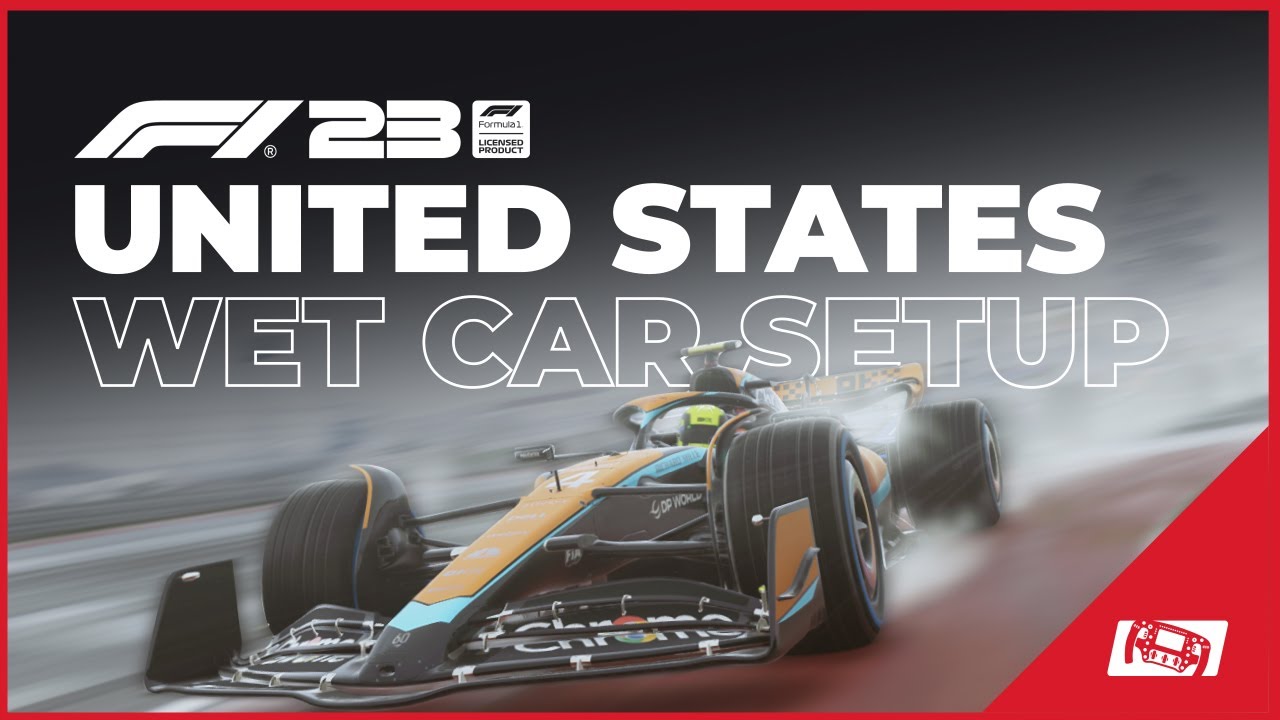 F1 23 USA (Texas) Wet Setup: Wet Weather Car Setup - YouTube