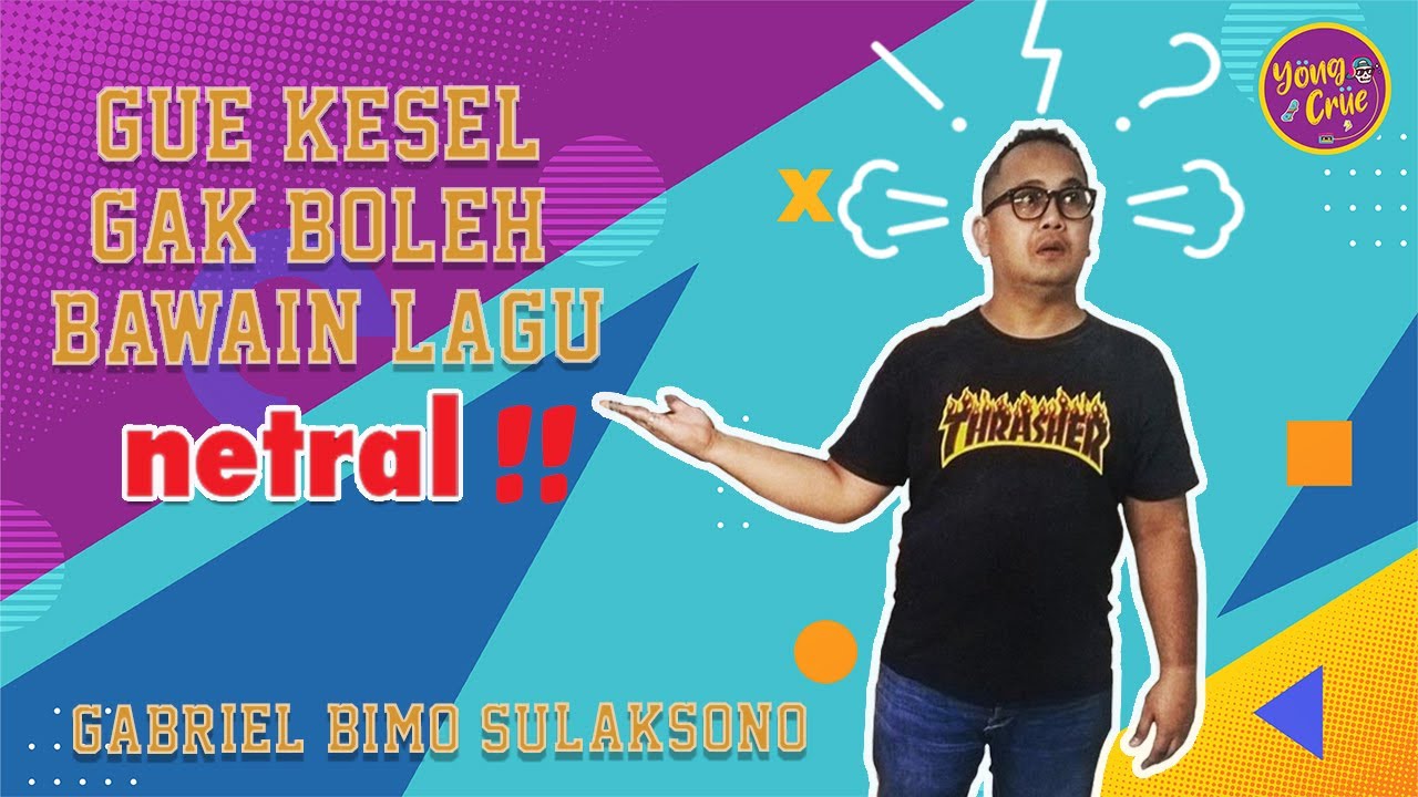 MUSIC - BIMO "GUE KESEL GAK BOLEH BAWAIN LAGU NETRAL..!!" - YouTube