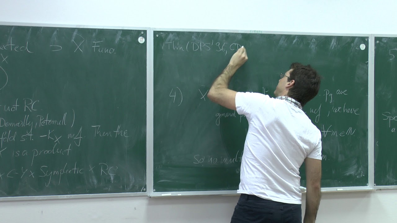 Andreas Höring, Uniruled manifolds in projective and Kähler geometry ...