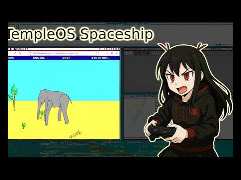 templeOS spaceship - YouTube