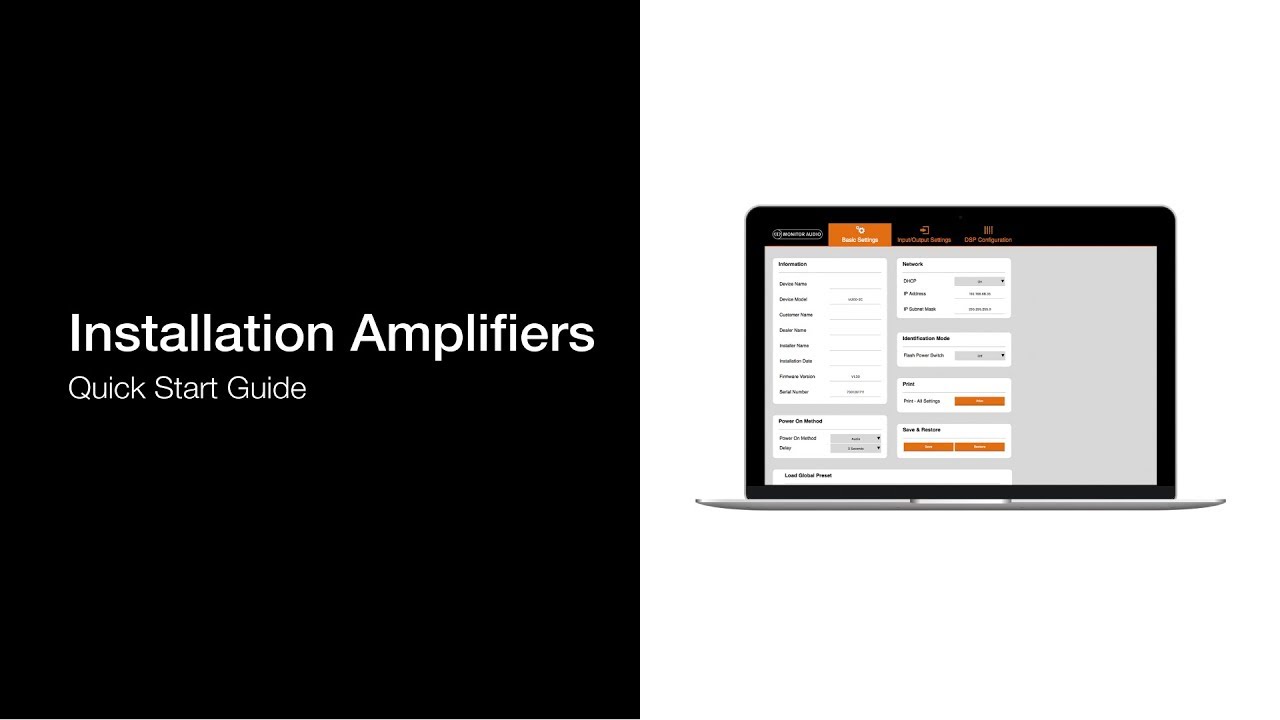 Installation Amplifiers (1G) | Quick Start Guide - YouTube