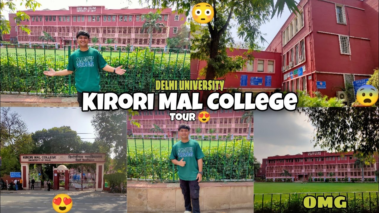 Kirori mal college campus tour 2023 😳 | Delhi university north campus ...