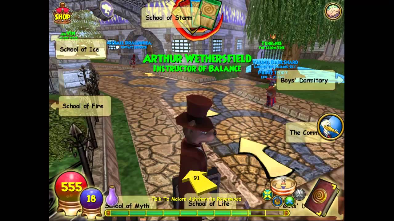 Wizard101 ~ Ep.5 - Meeting the Teachers: Part 1 - YouTube