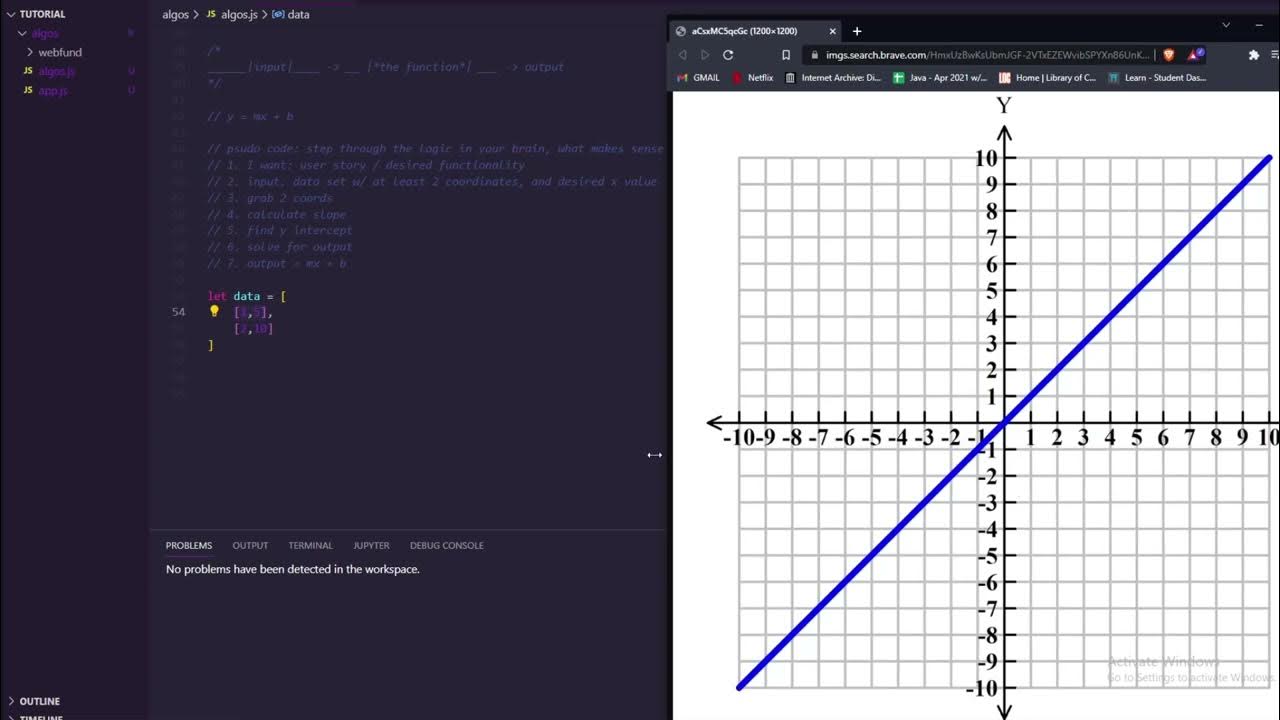 Psudo Code and algorithm planning (Javascript) - YouTube