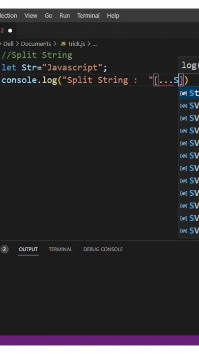 Split String In Javascript Spread Syntax In Js Youtube 0208