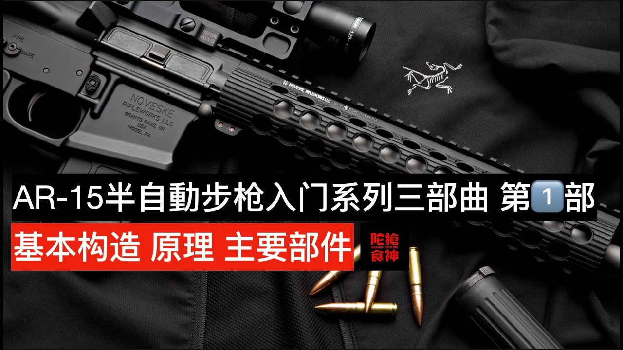 Ar 15步枪入门三部曲 第1部 基本构造 原理 主要部件 「陀枪食神 Armed Foodie」 Youtube