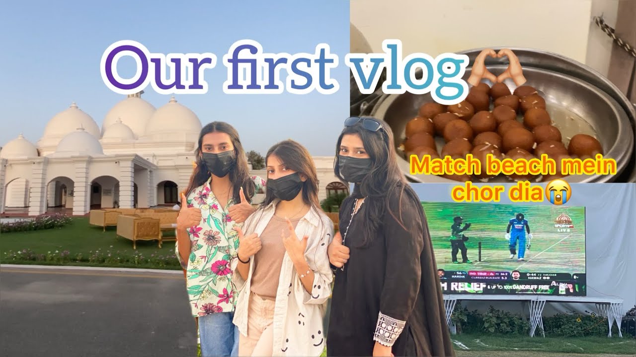 Our First Vlog ️ | Match chor diya😭 - YouTube
