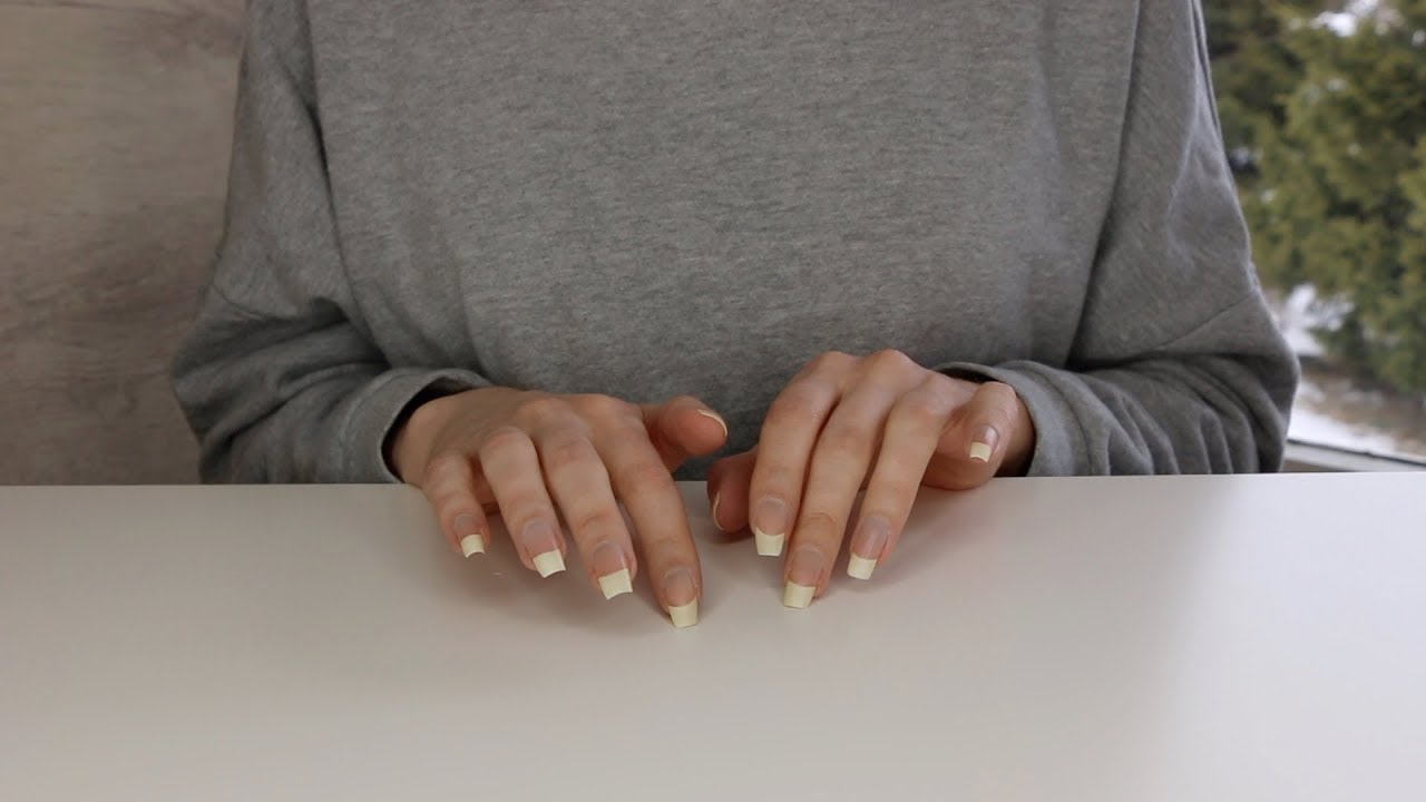 ASMR Nail Tapping & Scratching The Table | Tapping On Natural Nails (No ...