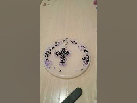 сережки-крестики из бисера #meme #sorts #shorts #бисер #серьги # ...