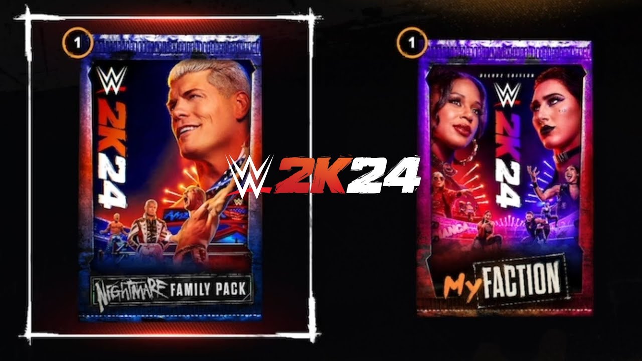 WWE 2K24 - Nightmare Family and Deluxe Edition Pack Openings - YouTube