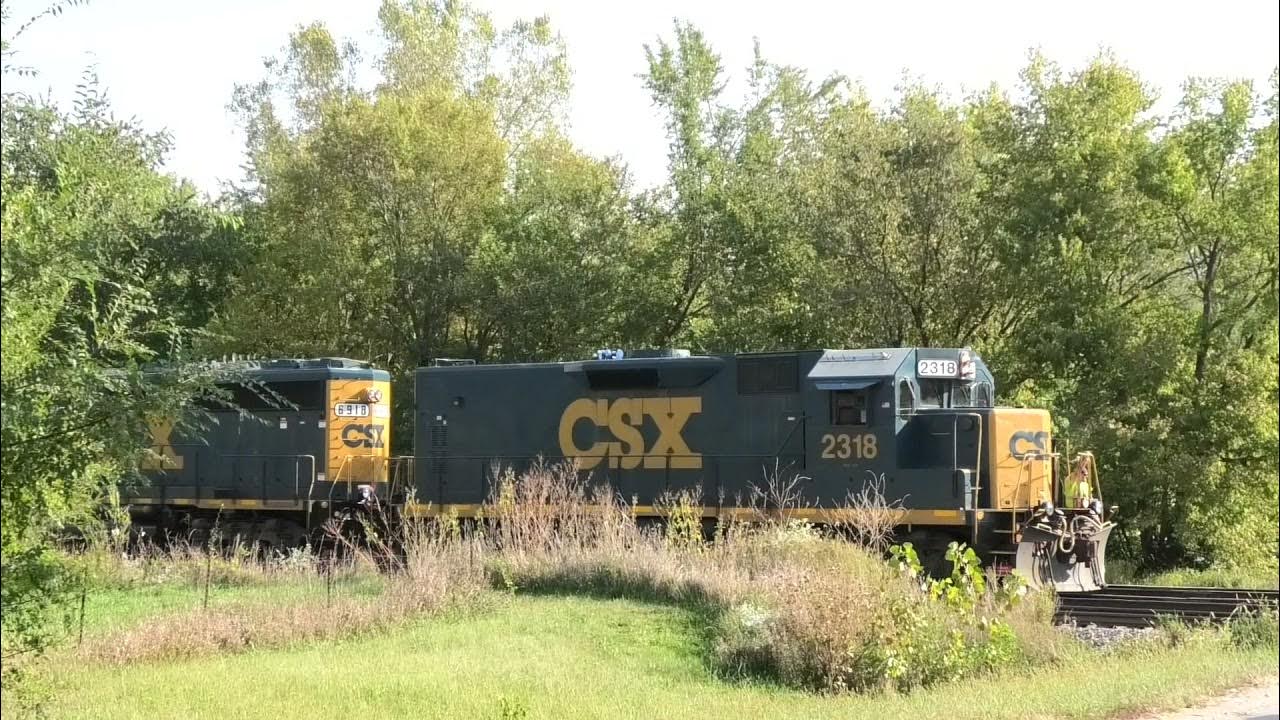 CSX 6918 Reverses in Marseilles, IL 9/30/21 - YouTube