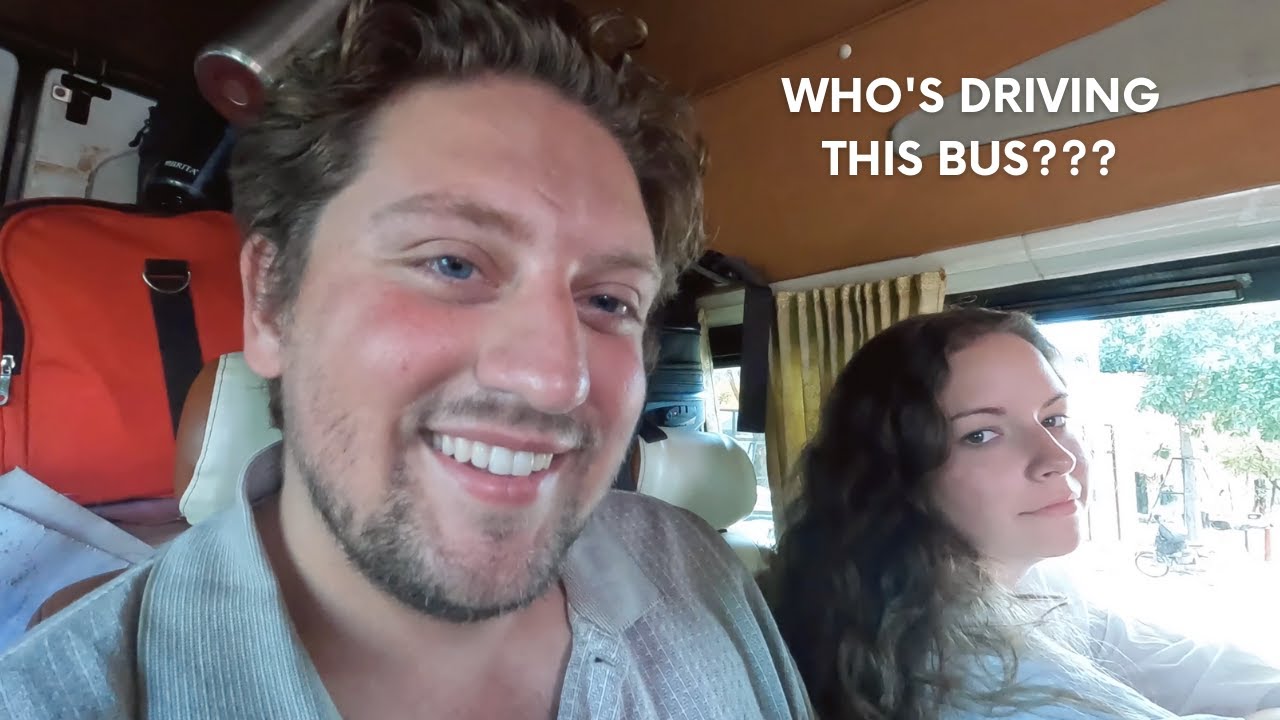 OUR CRAZIEST BUS RIDE YET | Buddhist ceremony turned into Buddhist rave ...