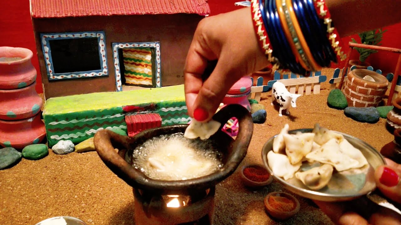 Miniature Potato Samosa Recipe | Mini Samosa | Aloo Samosa | Tiny Food ...