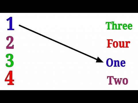 Matching numbers with number names | Numbers | Numbers Matching Game ...