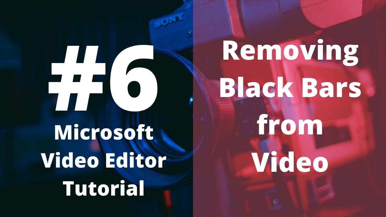 How to Remove Black bars from a video Tutorial #6 - YouTube