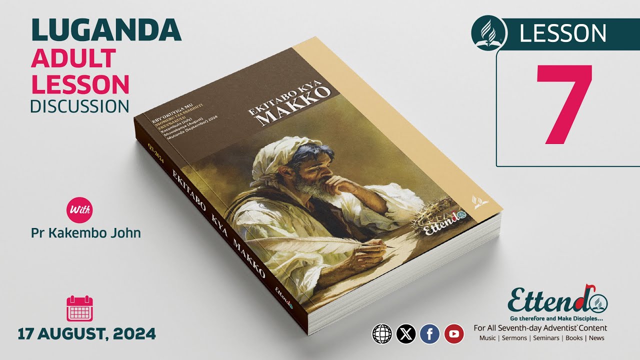 LUGANDA LESSON Discussion Sabbath 17-Aug-2024 With Pr Dr Kakembo - YouTube