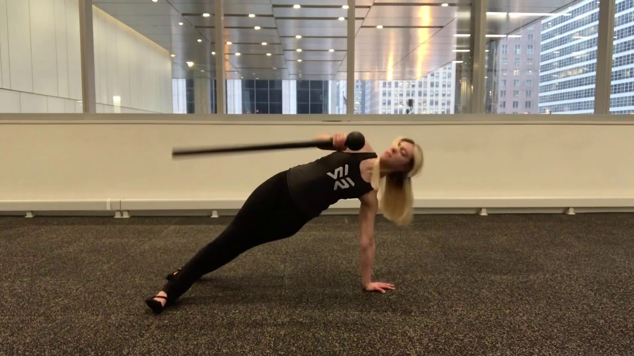 Steel Mace Plank Rotational Press - YouTube