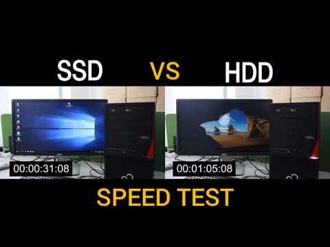 Speed Test SSD VS HDD - YouTube