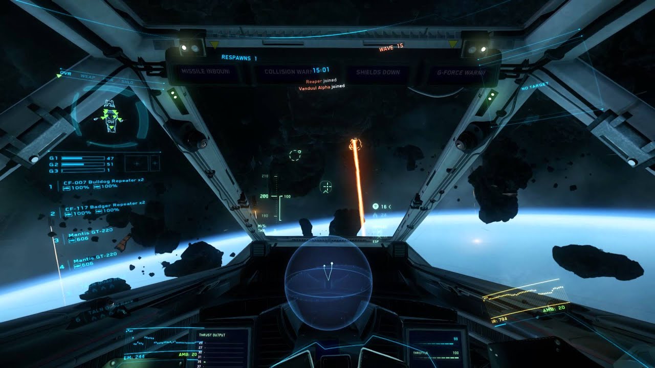 Star Citizen Arena Commander - Teamspeak & Voice Attack - YouTube