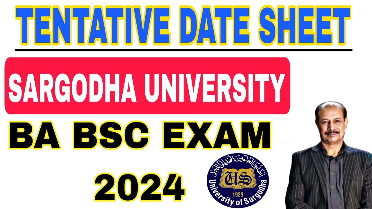 BA BSC ADP | Tentative Date Sheet | Sargodha University | Prof Tanveer ...