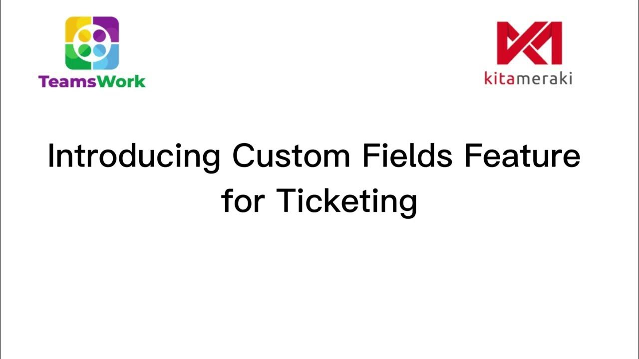 introducing custom fields for Microsoft Teams Ticketing - YouTube