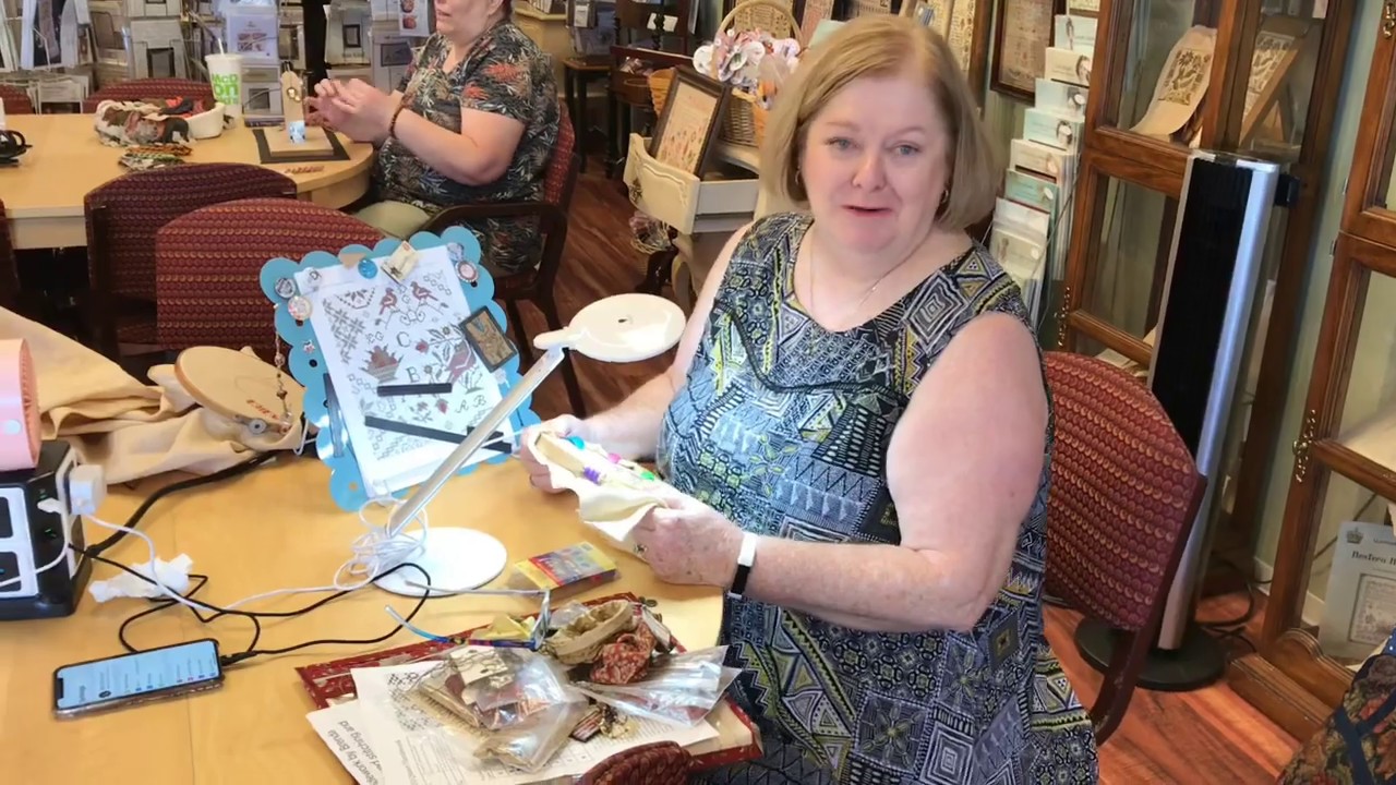 Flosstube #71 - Melissa’s shares her needlework gadgets - YouTube