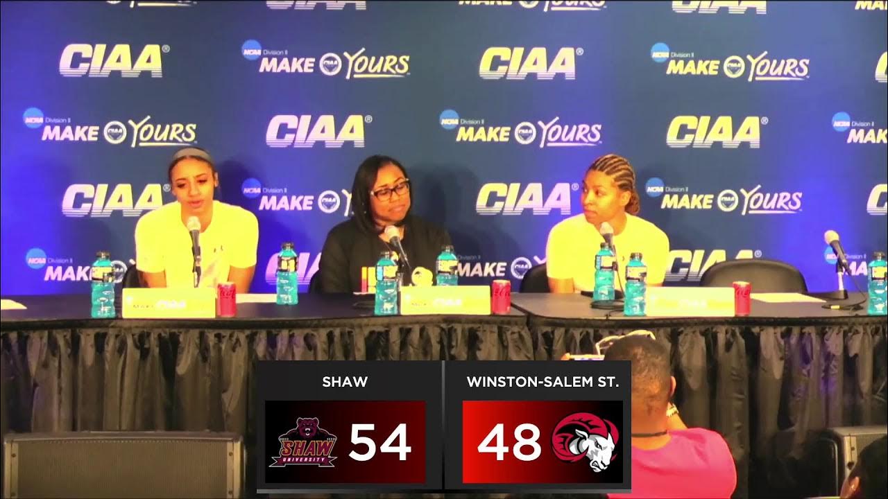 CIAA 2023 Basketball Tournament Game #13 SU/WSSU Women's Postgame - YouTube