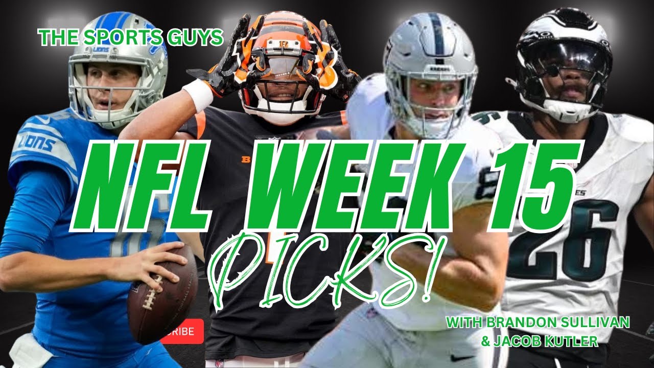NFL Week 15 Picks! The Sports Guys! - YouTube