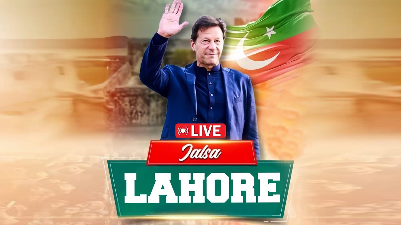 🔴LIVE | PTI Lahore Jalsa in Lahore | Imran Khan's PowerShow | FNN ...